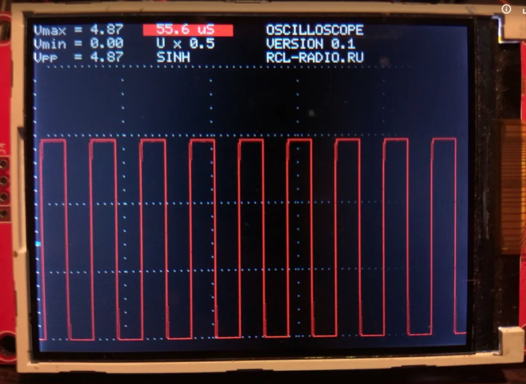 STM32 — осциллограф (Arduino IDE) — rcl-radio.ru
