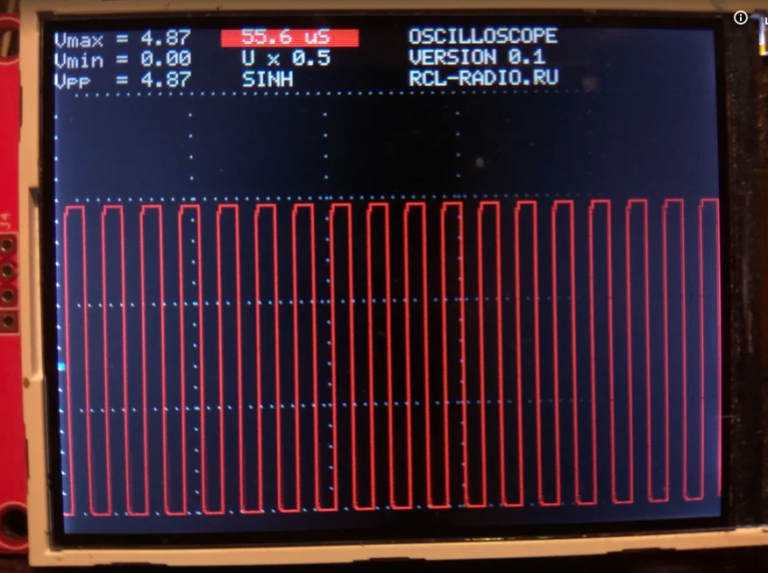 STM32 — осциллограф (Arduino IDE) — rcl-radio.ru