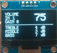 TDA7419 + OLED1.3 + ENCODER + IR + Spectrum Analyzer (LGT8F328) — rcl-radio.ru