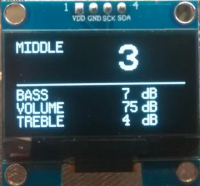 TDA7419 + OLED1.3 + ENCODER + IR + Spectrum Analyzer (LGT8F328) — rcl-radio.ru